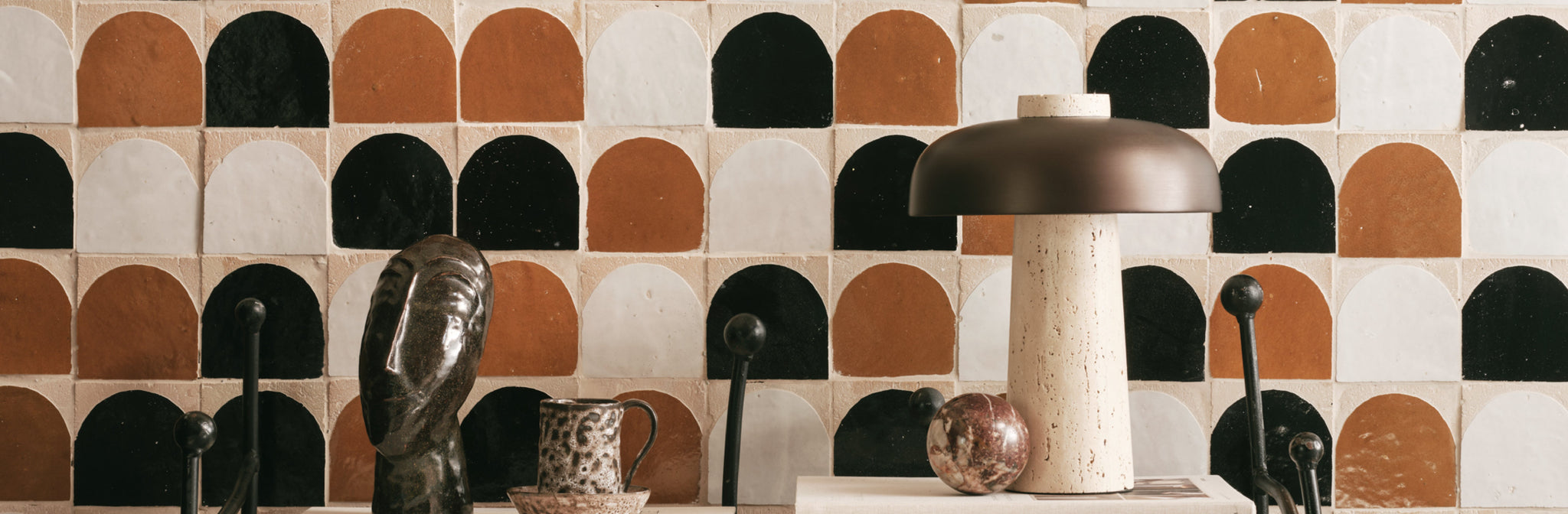 Patterned Zellige Tiles